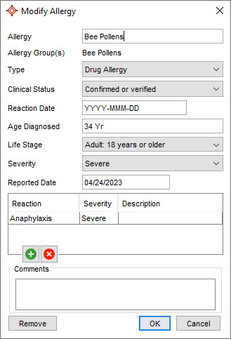 Medical History Bands