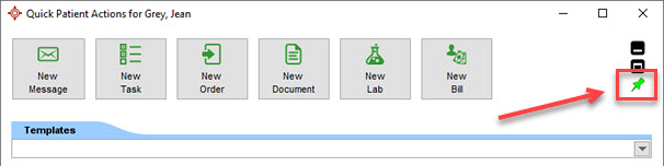 Quick Patient Actions