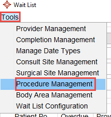 Wait List