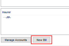 Private Billing Tab